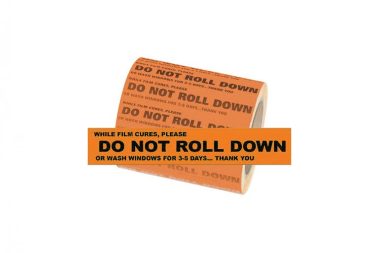 Do Not Roll Down Stickers – SOLARFREE WINDOW FILM